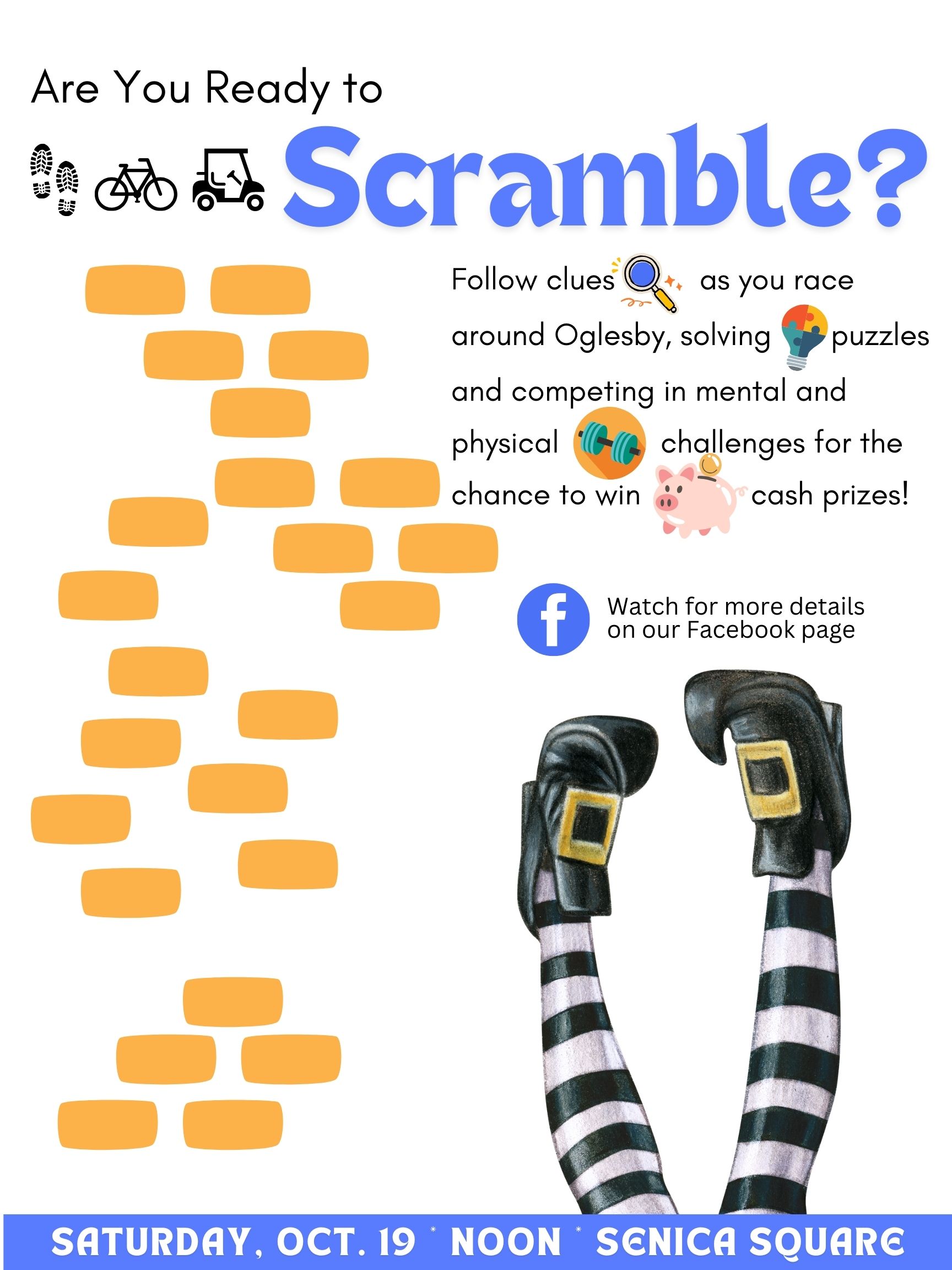 The Scramble - Follow the Yellow Brick Road | City of Oglesby, IL